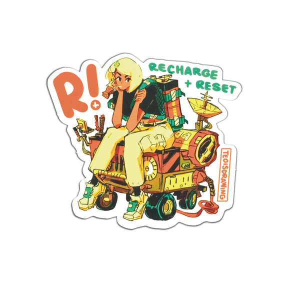 Recharge & Reset Sticker – MORI by Art+Flea